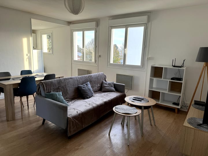 ღ Bel Air • T4 Spacieux, Lumineux Et Parking - La Rochelle