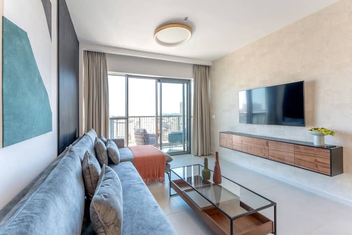 Elegant 2br/2ba City View + Parking  Savyon Tower - Jérusalem