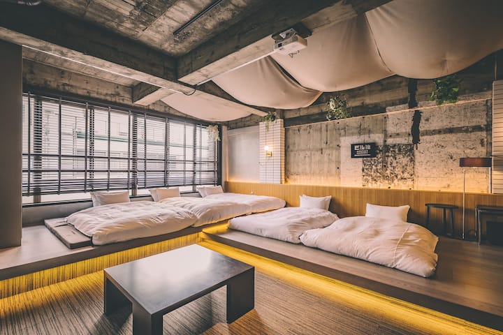 【ビル泊】静岡駅近/キッチン付/最大7名ok/専用ルーフトップテラス＆大画面シアター付き - Shizuoka, Japan