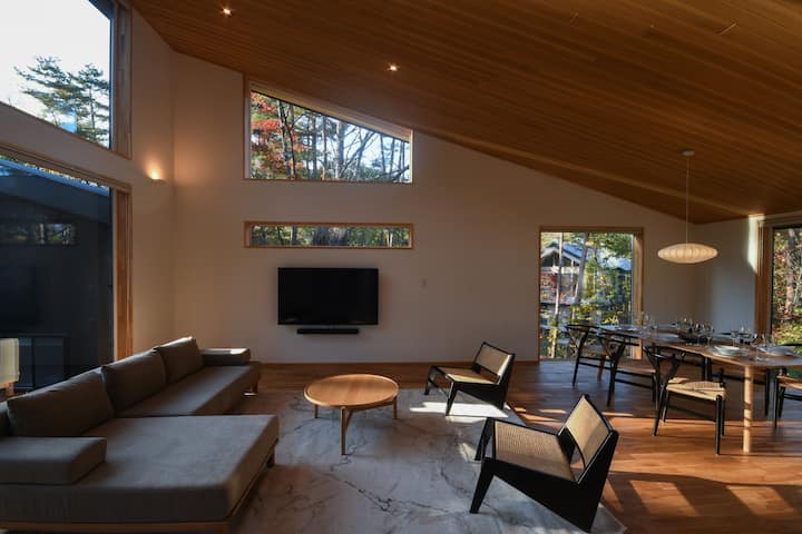 Iora - Newly Built Japandi Style Luxury Chalet - 白馬村