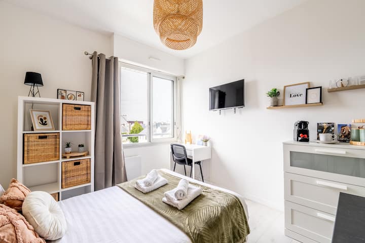 L'oasis・studio à 350m De La Plage・netflix - Saint-Nazaire
