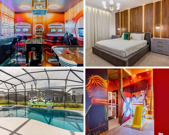 Themed 9bdr- 9bth At Paradiso Grande/led Screen - Orlando, FL