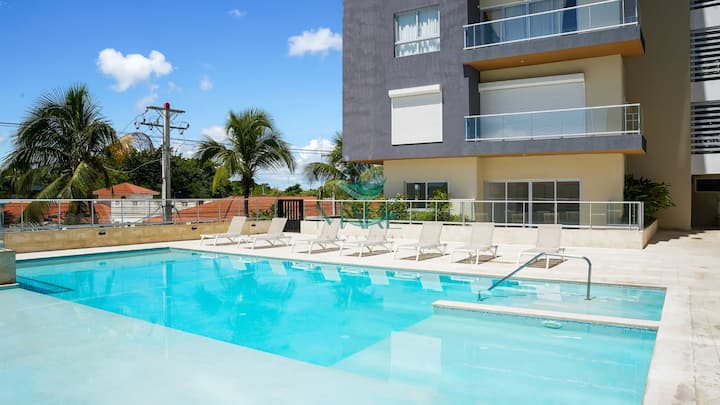 A Pasos De La Playa 1br Pool Wif - Dominican Republic