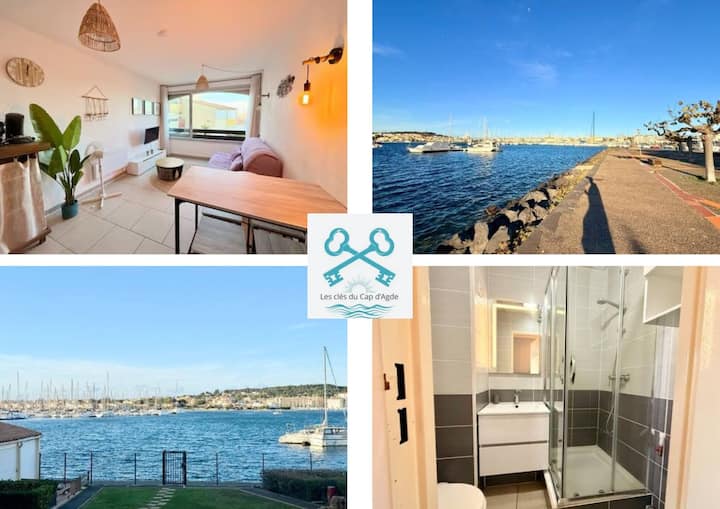 Noé : Studio/ile Des Pêcheurs/vue Mer Et Port/wifi - Agde