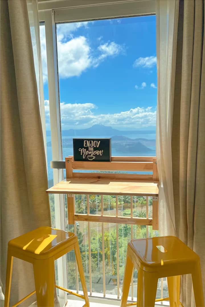 Scenic Tagaytay Condo • Taal Netflix Skyranch Wifi - Tagaytay