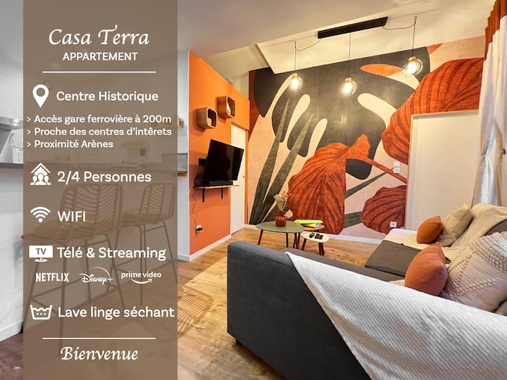 Appartement à Deux Pas Des Arènes
Casa Terra - Nîmes