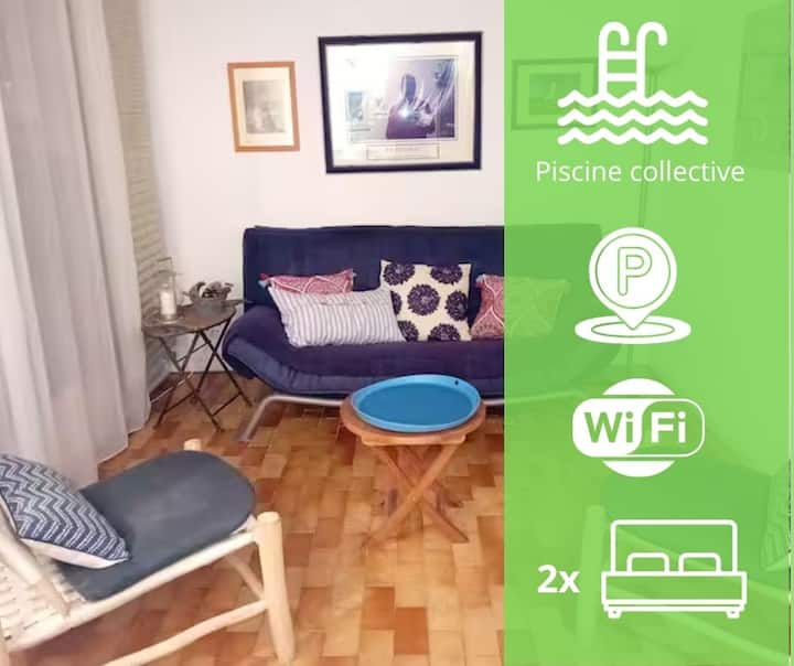 Villa 4 Pers-piscine-climatisée - Agde