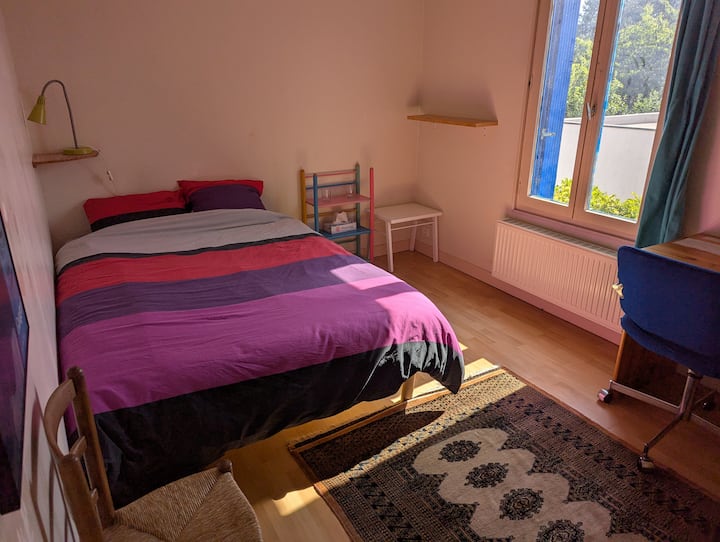 Chambre Calme Dans L'ancien Rénové, Vue Sur Jardin - Nantes