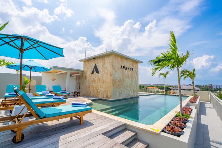 2br Sleeps 6 Apartment W/rooftop Pool In Seminyak - Kuta