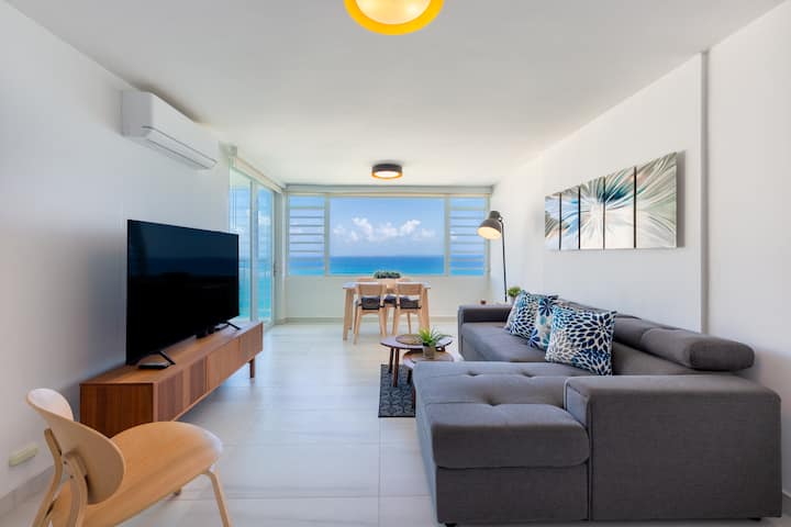 Cozy Beach Front 1br W/pool & Pk @Luquillo Beach - Puerto Rico