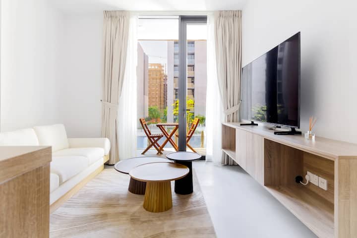 Sahab - Panoramic Pool View 1br - Sharjah