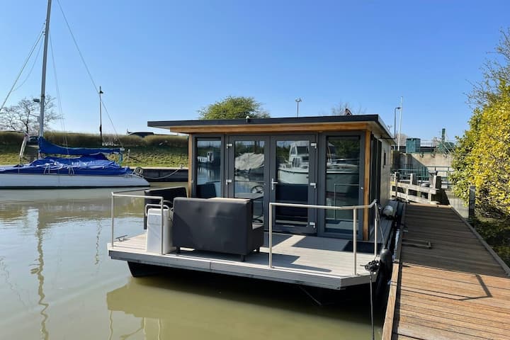 Modern Houseboat - Minutes From Amsterdam - 4 Pers - Purmerend