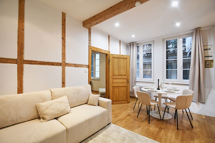 Appartement Plein Pied - Au Cœur Ville Cathédrale - Gare de Strasbourg Ville