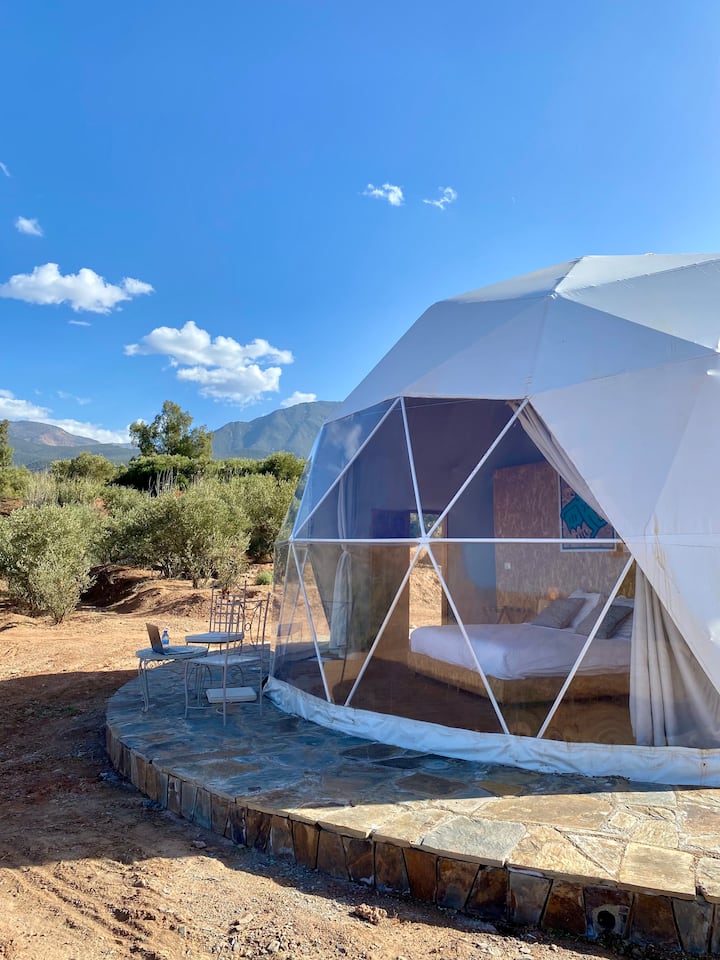 Dôme Deluxe 40m2 Ouirgane / Imlil (Haut Atlas) - Ouirgane