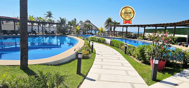 4 Ch A.a. Club De Plage Privé, Gymnase, Piscines - Acapulco