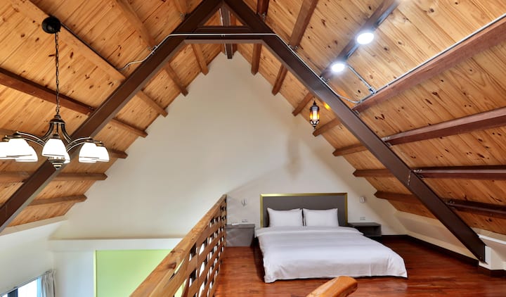 大方來富莊園 Df Life Lodge Taitung/四人房/閣樓 - 鹿野鄉