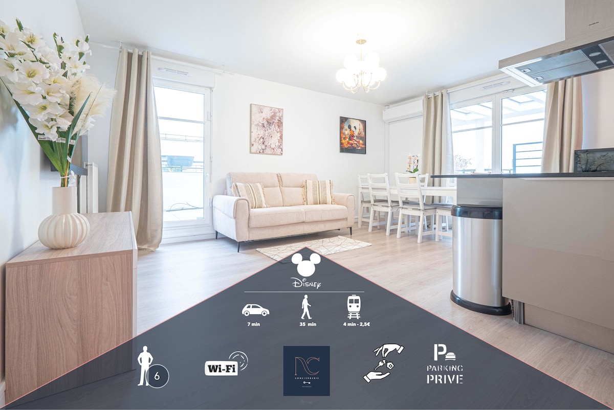 *Disneyland-Paris* 6 pers, Wifi, Parking - Appartements à louer à ...