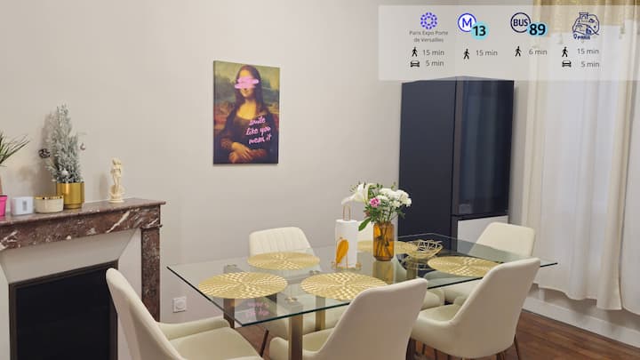 Maison à 5-15 Min De Paris Pour 2 à 4 Voyageurs - 巴黎