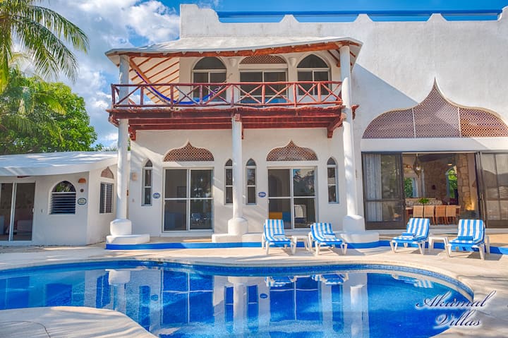 Ak Villa-only Beachfront Villa Akumal Bay - Akumal