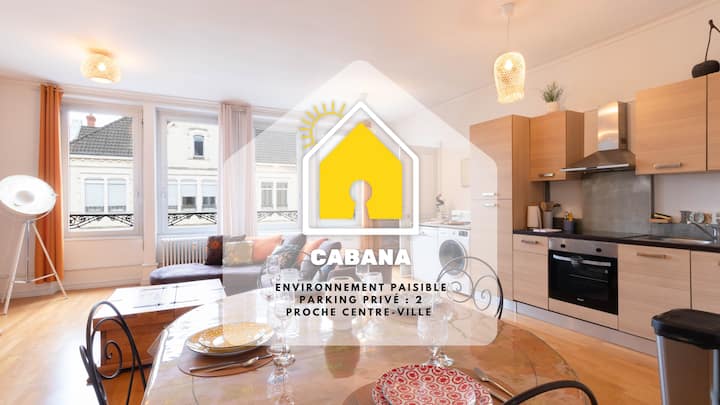 Cabana & Clos Des Epinoches N2 - Spacieux, Parking - Mâcon