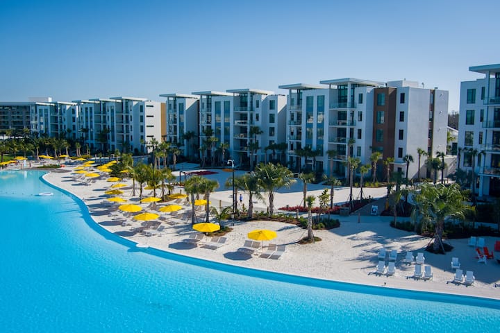 4br/4ba Flat At Orlando's Newest Beach Resort - Lake Buena Vista, FL