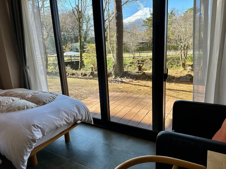 山中湖歩き５分、富士山ビュー、樹美縁洋室 102 - Mount Fuji