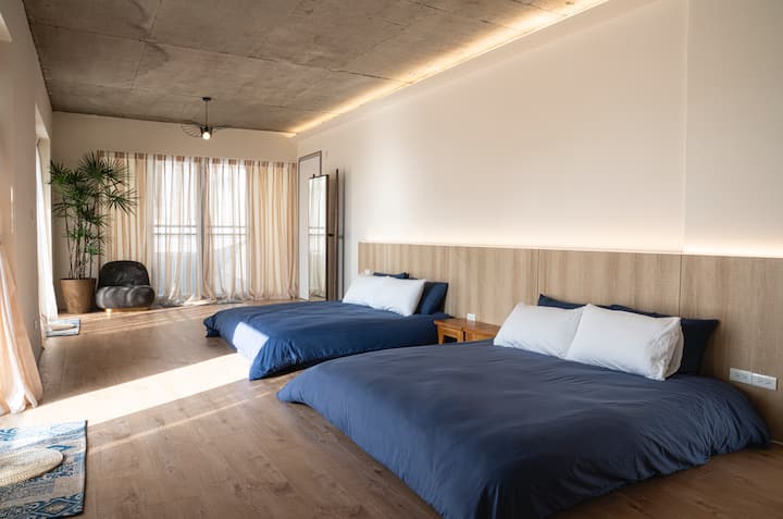 覓光心旅-靜木四人房 - 판루 향