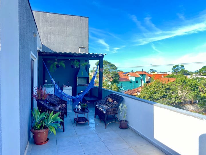 Ap/cobertura No Campeche-terraço Com Churrasqueira - Florianópolis