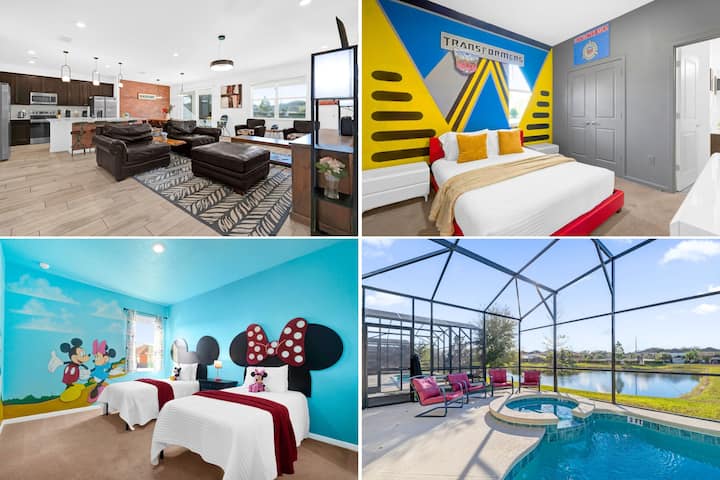 Cozy 9 Bd/ 8 Ba Sleeps 18! Veranda Palms (2596sd) - Kissimmee