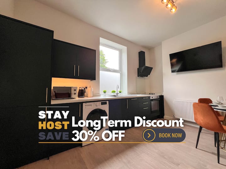 Long-term | 30% Off | 1 Bed Apt | City Centre - Sheffield, UK