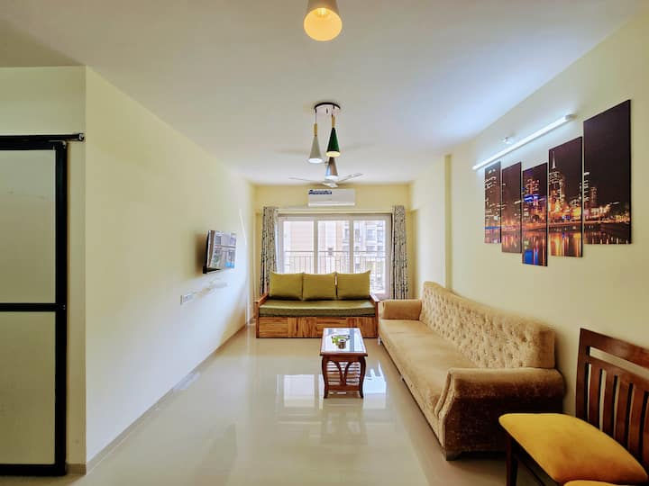 Bliss 114: Spacious 3 Bedroom Serviced Apartment - Mumbai