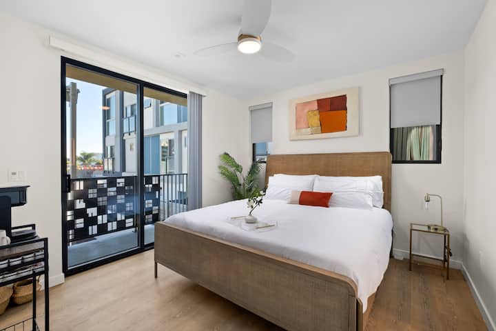 King Bed, Ev Charger, Pet-friendly, Balcony - San Diego