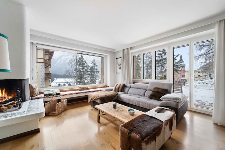 St. Moritz Centro: 2 Camere, Giardino E Parking - Saint Moritz