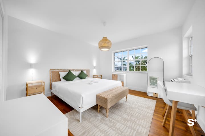 Spacious 1bd Beachside Apt | Free Parking - Miami Beach