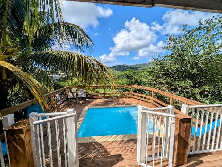 T3 Rénové Bac à Punch Privé "Habitation Poemana" - Martinique