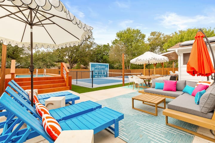 Pickleball, Pool, Bach Trip @ Ladybird Landing - Austin