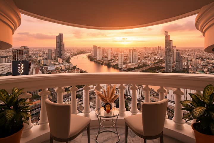 Romantic 1br - Central Bkk | River View + Bath Tub - Bangkok