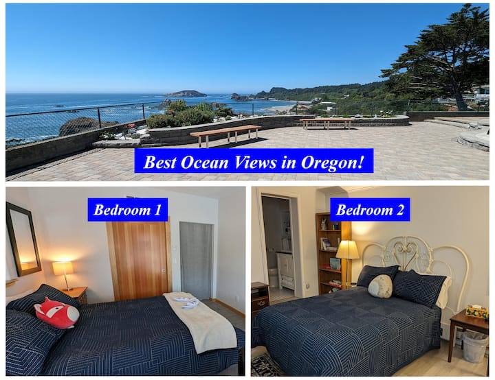 Sparkling Clean & Private! Ocean Views!  [Ste 1n2] - Brookings, OR