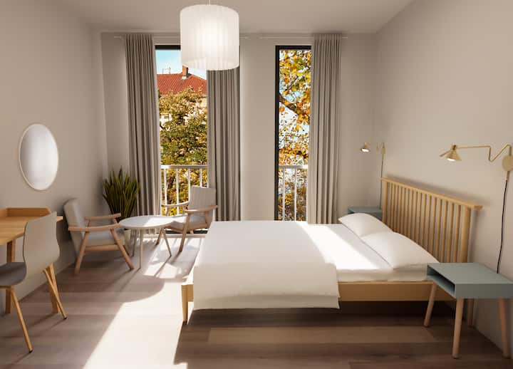 Double Room @ Minimal Hostel Kreuzberg - Berlin-Kreuzberg