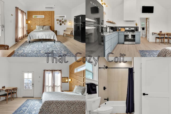 That Cozy Coit | New Spacious Studio - Denton, TX