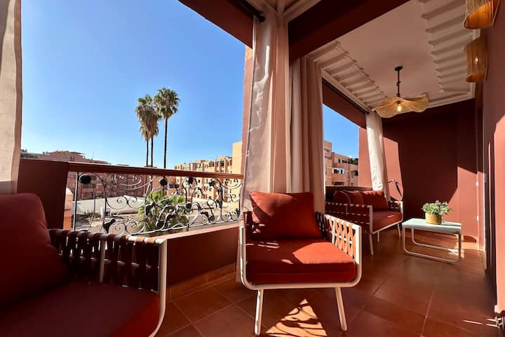 Central Gueliz With Pool And Terrace - Marrakech