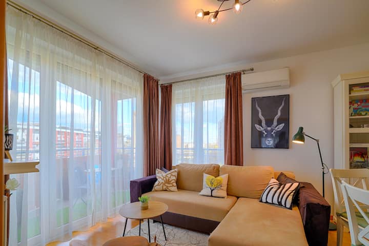 Bright Balcony Near Metro, Walk To Margaret Island - Budapest