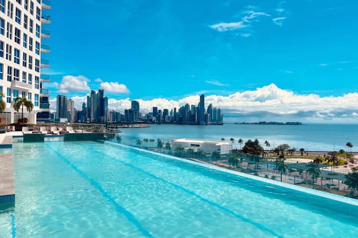 Cute Ocean Front Apt With Infinity Pool - Panama City