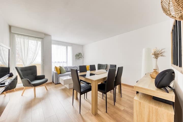 Spacieux Apt Avec Parking - Proche Paris & Métro - Saint-Ouen