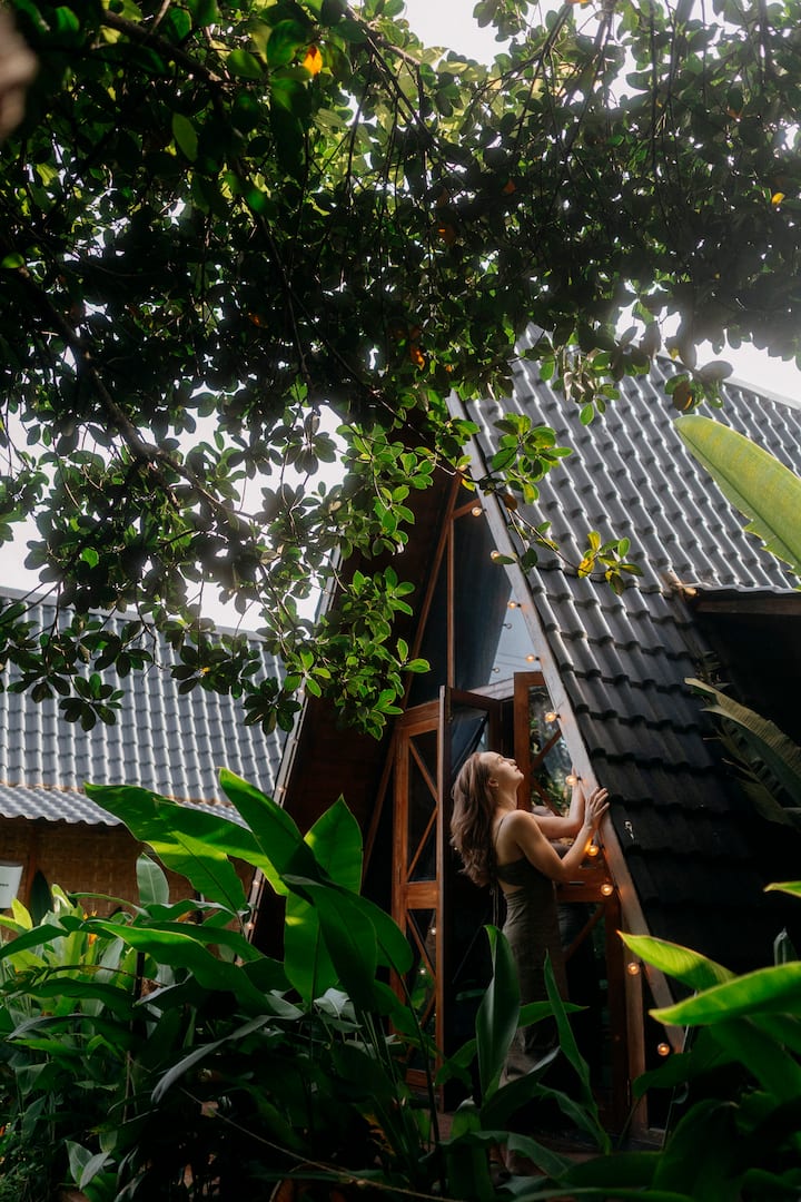 Luxury A-frame Cottage:utpala|romantic Hammock|goa - Goa