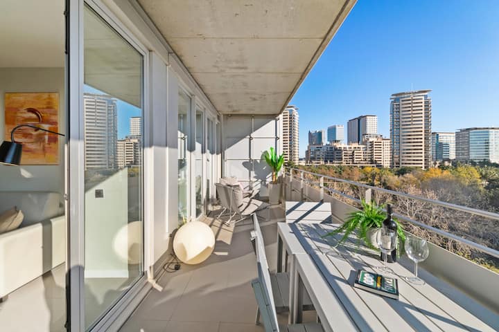 Stunning 2br, 2ba Apt W/ Ac, Pool, Gym & Sea View - Badalona