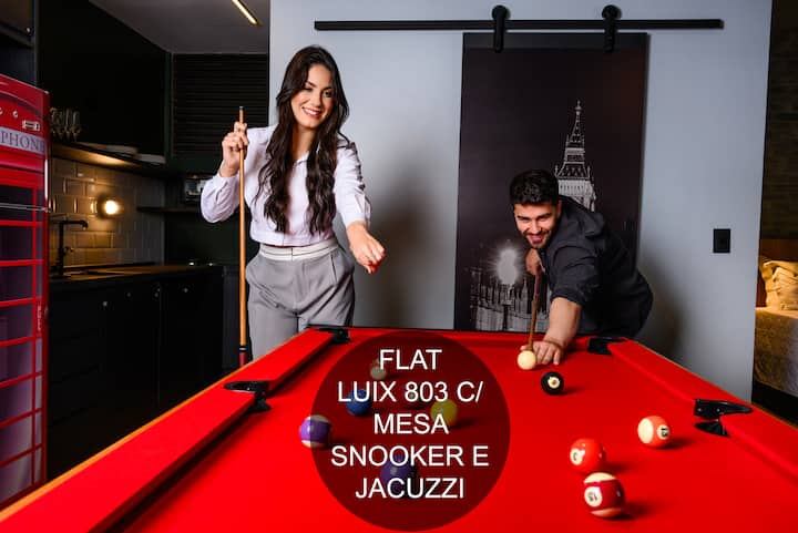 Luix Londrina  Flat 803 ,43m2,jacuzzi, C/snooker. - Londrina