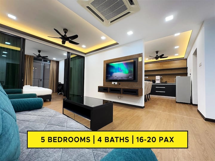 Bukit Bintang 16pax-20pax 5br (Newly Renovated) - Bukit Bintang
