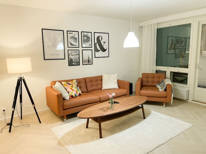 Helsinki/uusi /2makuuhuonetta /Sauna/merinäköala. - Helsinki