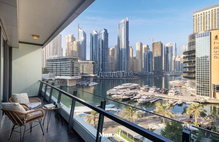 Stylish Marina-front 2br, Near Top Attractions - Dubai Marina